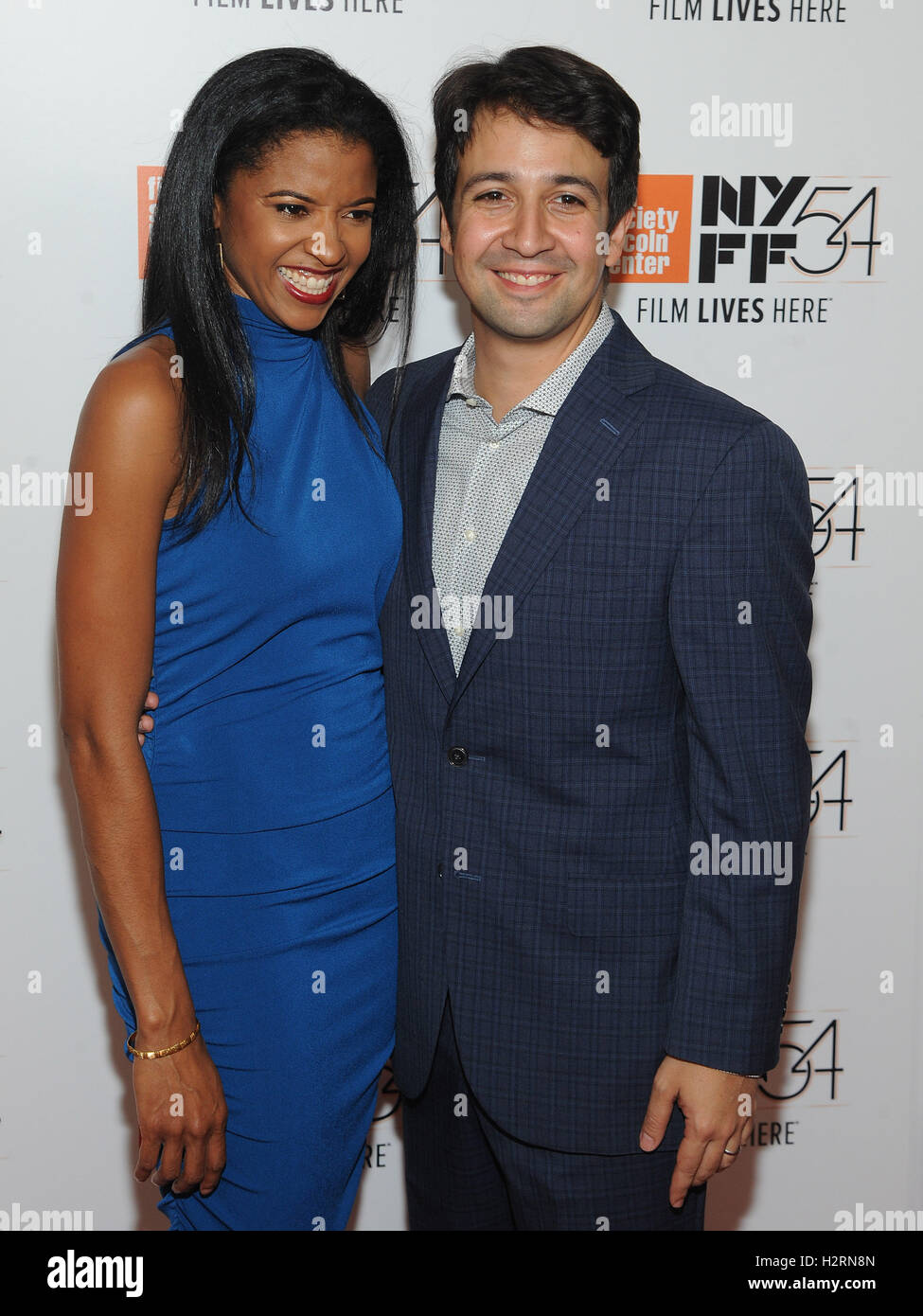 New York, NY, USA. 01st Oct, 2016. Rene'e Elise and Lin-Manuel Miranda ...
