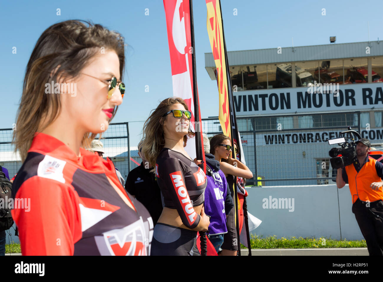 Melbourne, Australia. 2nd Oct, 2016. YMI Superbike grid, Race 2 at the ...