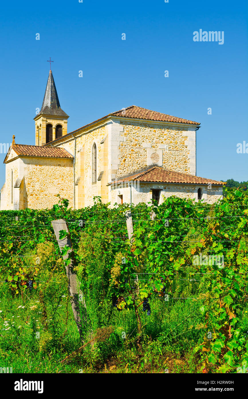 Church in France Stock Photo - Alamy
