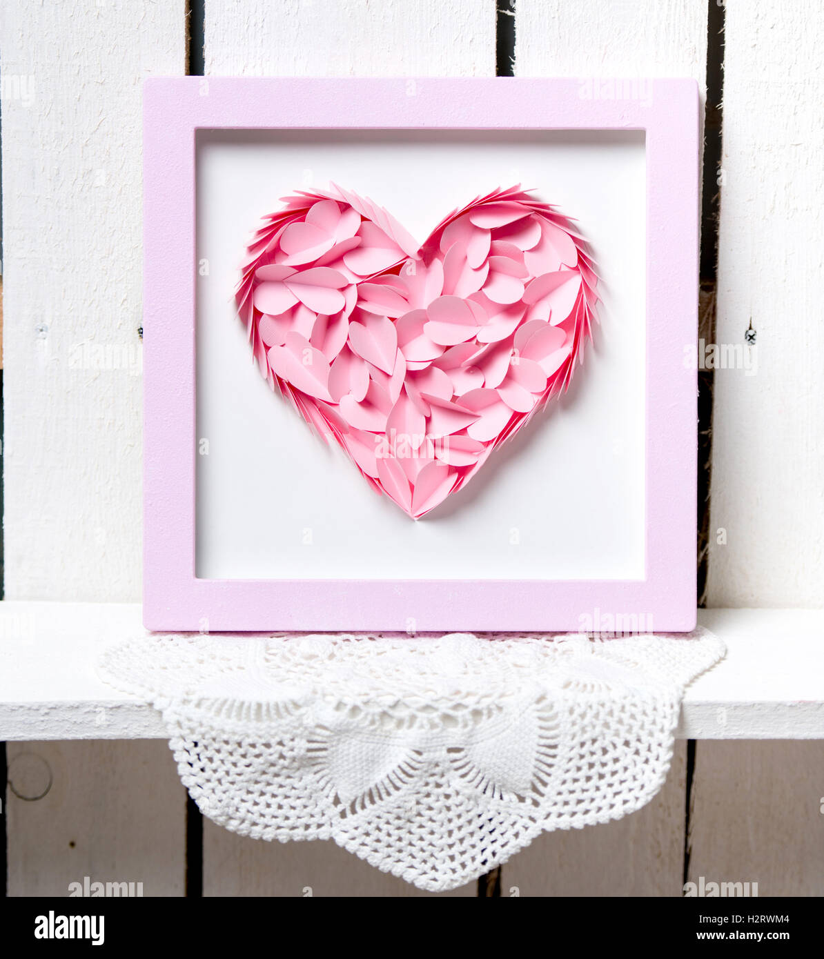 Big red heart pink hi-res stock photography and images - Alamy