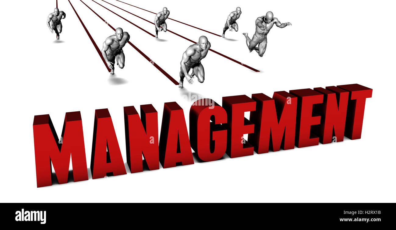 Better Management with a Business Team Racing Concept Stock Photo - Alamy