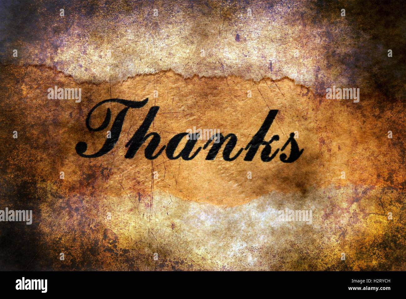 Thank you grunge concept Stock Photo - Alamy