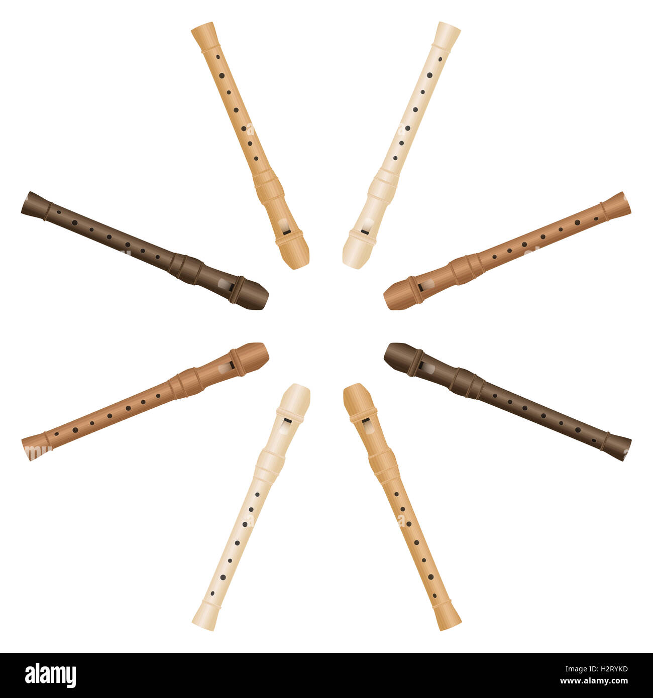 Recorder musical instrument hi-res stock photography and images - Alamy