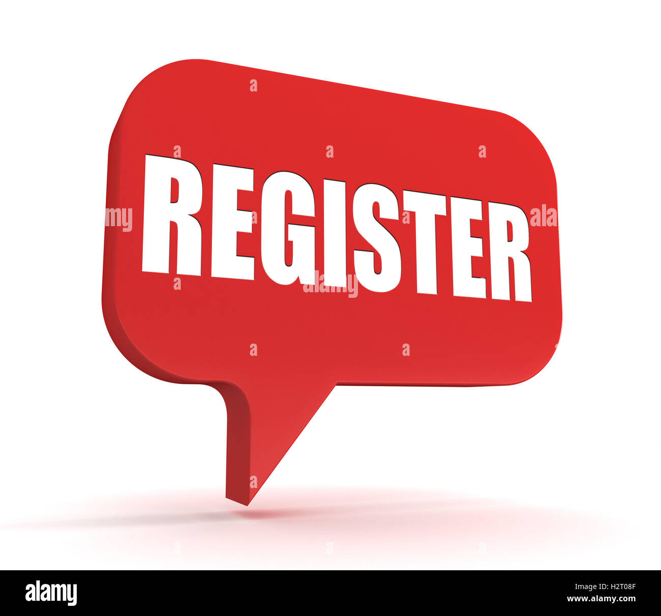 register concept 3d illustration Stock Photo - Alamy