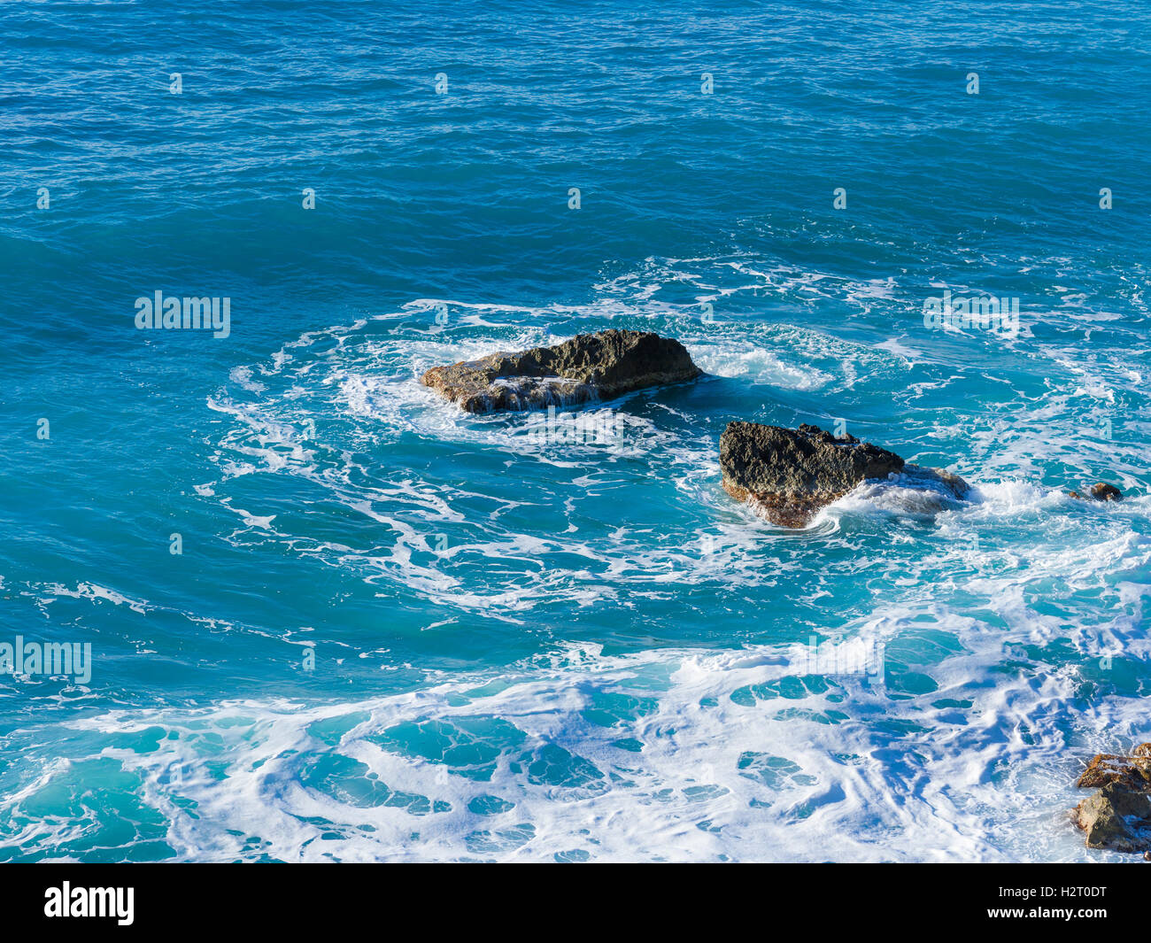 The Ionian sea in Lefkada Greece Stock Photo - Alamy