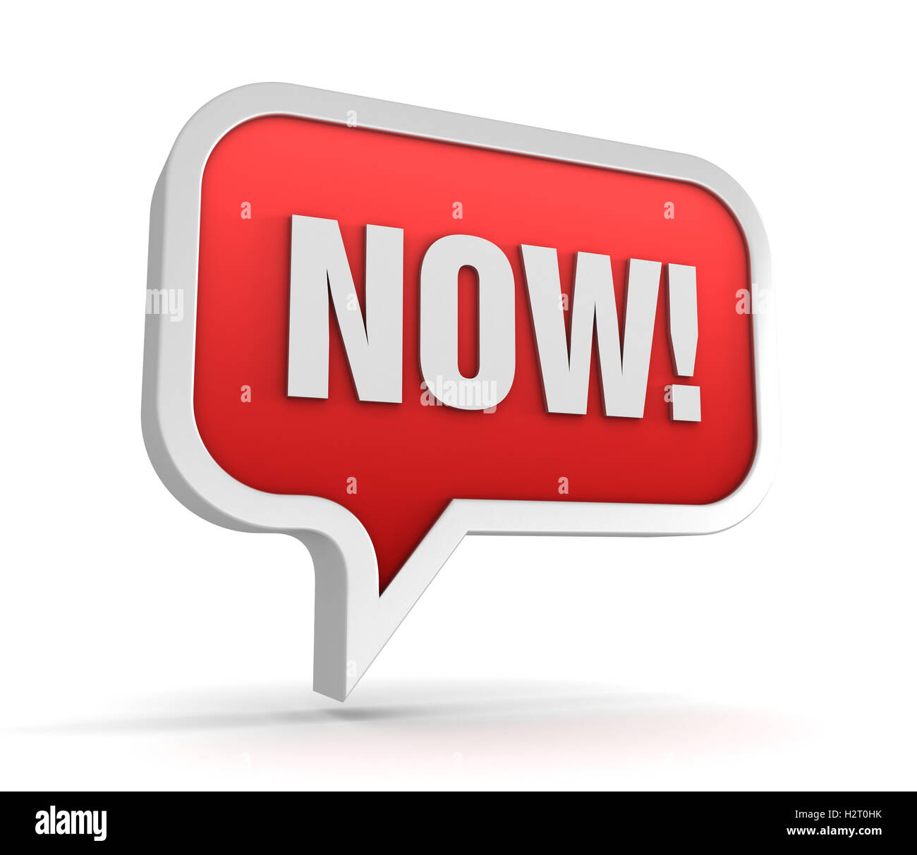 now concept 3d illustration Stock Photo - Alamy