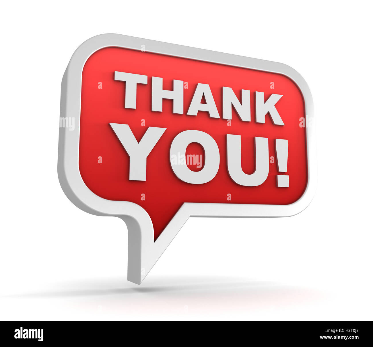thank you concept 3d illustration Stock Photo - Alamy