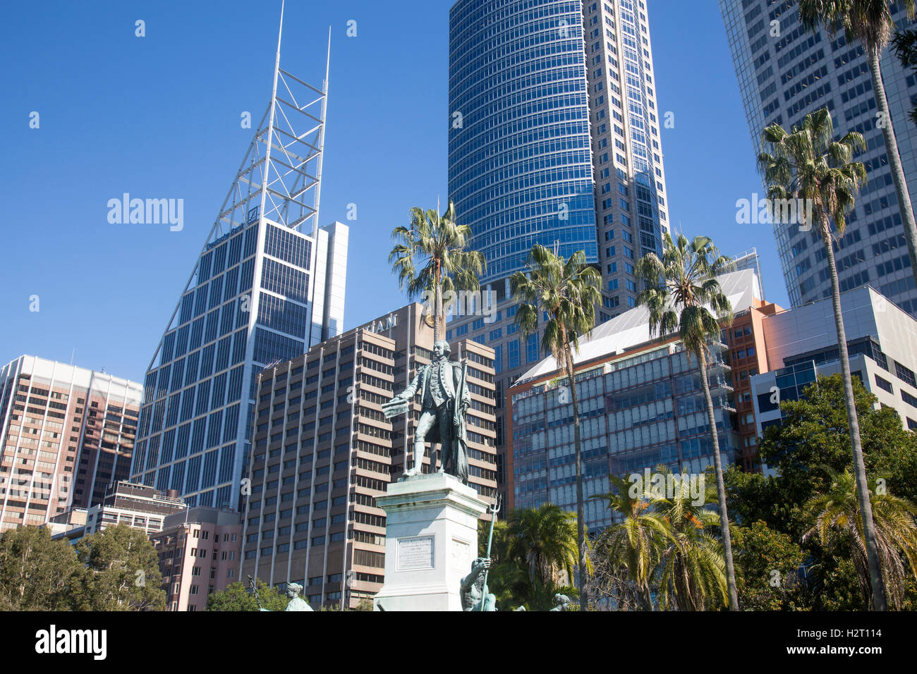 Statue of Captain Arthur Phillips,First Governor of New South Wales ...