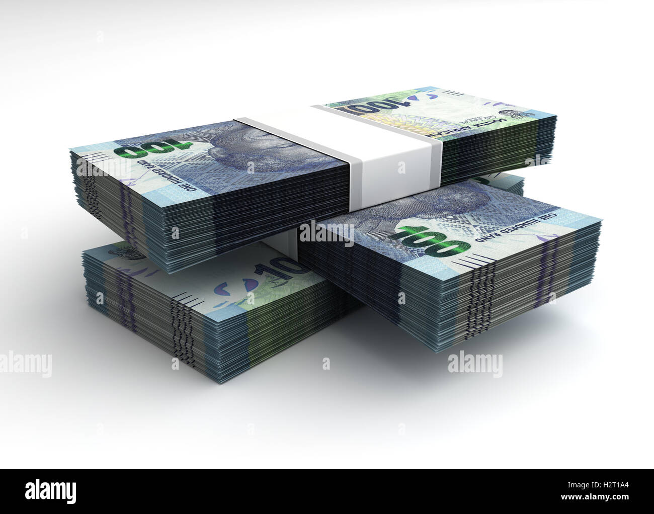 Stack of South African Rand Stock Photo - Alamy