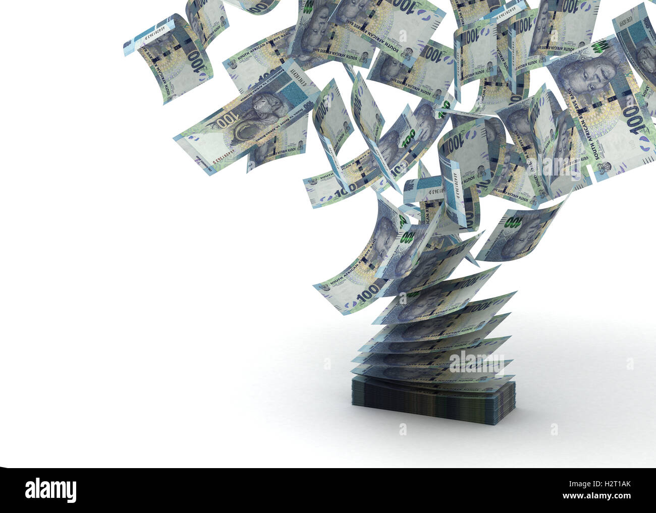 Flying south african rand isolated hi-res stock photography and images ...