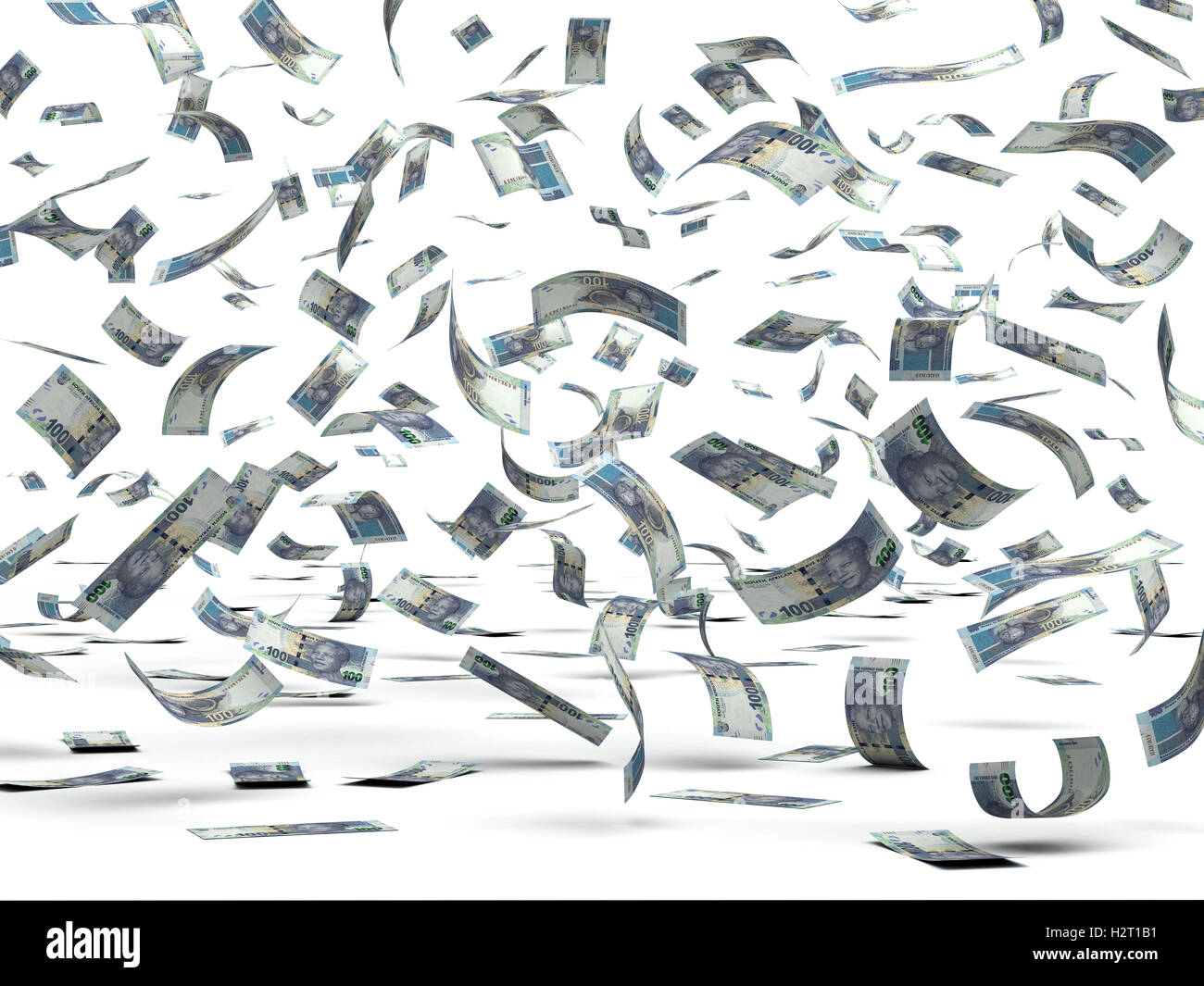 African money falling hi-res stock photography and images - Alamy