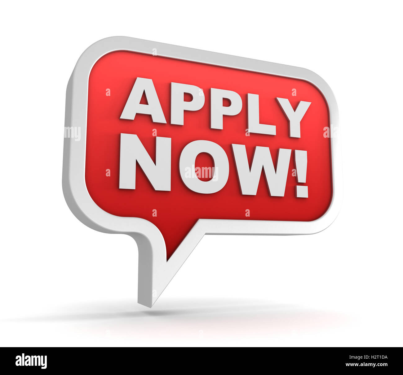 apply now concept 3d illustration Stock Photo - Alamy