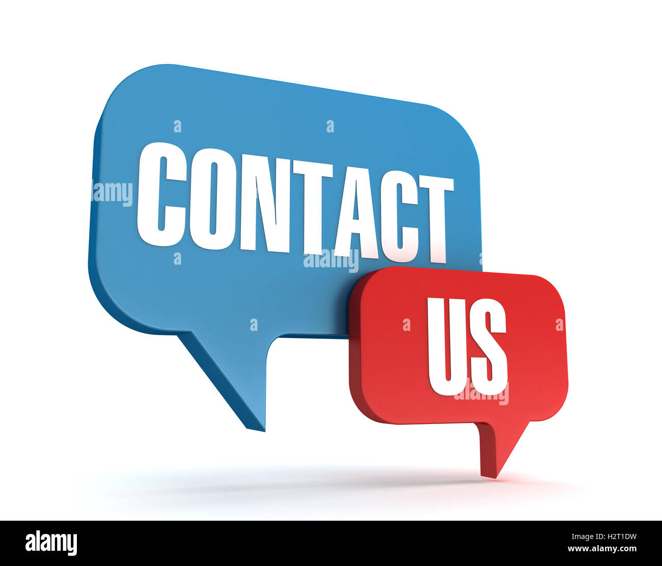 Contact us 3d Cut Out Stock Images & Pictures - Alamy