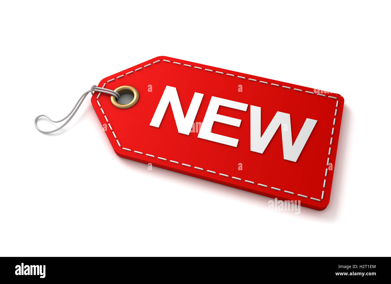 new shopping tag 3d illustration Stock Photo - Alamy