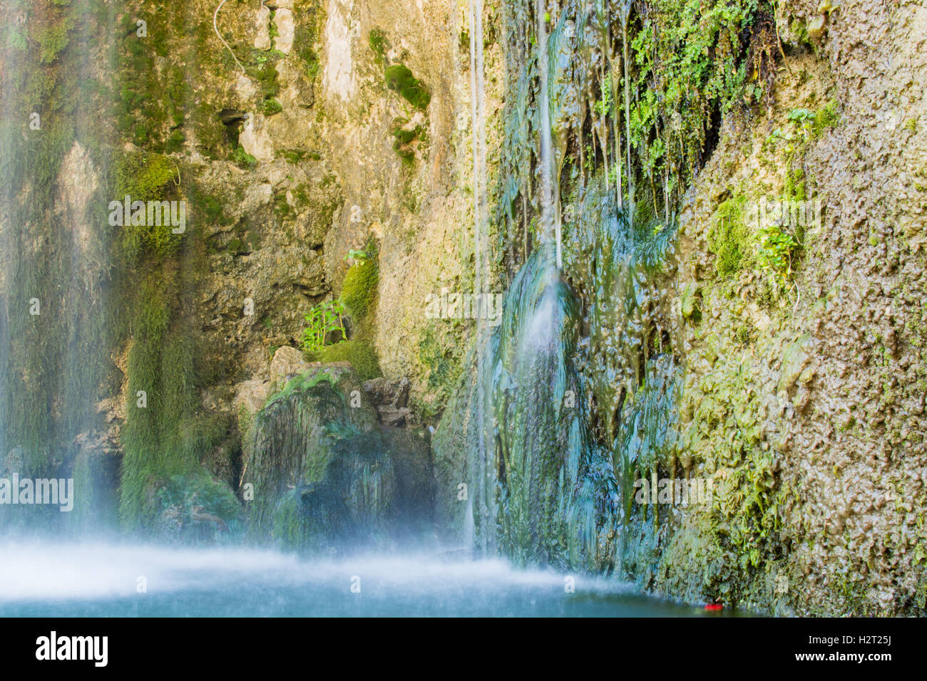 waterfall water nature falling river flowing outdoors Stock Photo - Alamy