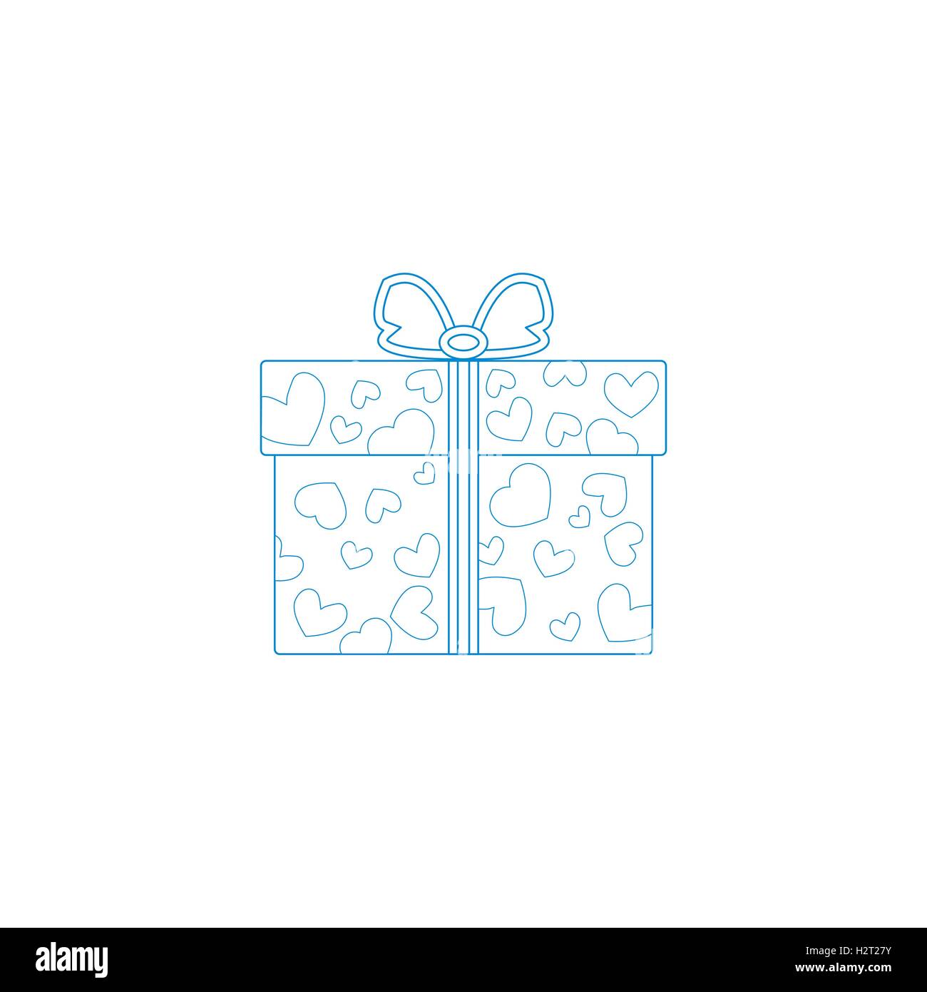 Merry christmas white line Stock Vector Images - Alamy