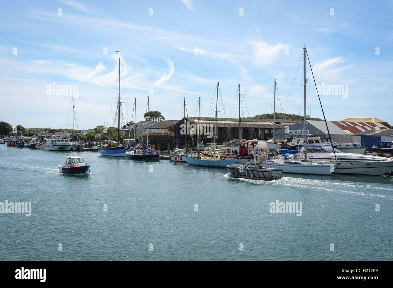 Littlehampton Harbour and Marina in Littlehampton, West Sussex, England ...