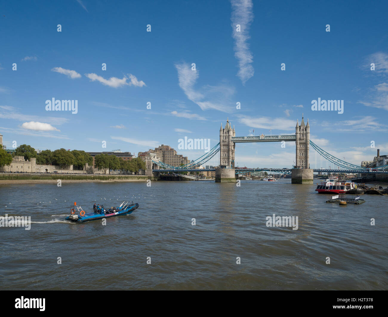 View of Tower Bridge and The River Thames Stock Photo - Alamy