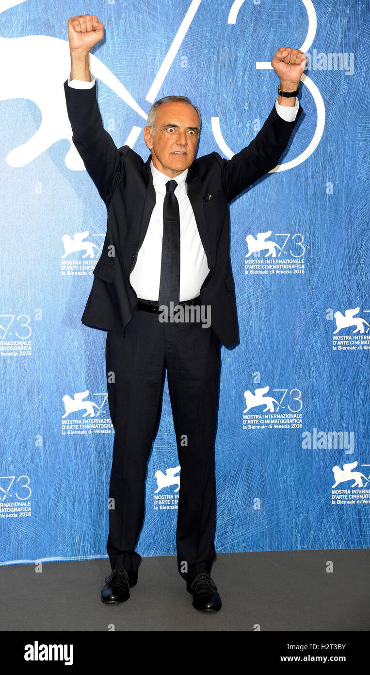 73rd Venice Film Festival - Jury - Photocall Featuring: Alberto Barbera ...