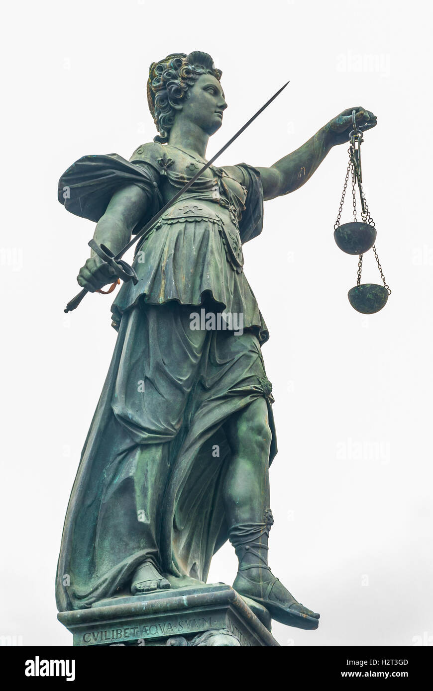 Frankfurt Statue Of Justice Stock Photos & Frankfurt Statue Of Justice ...