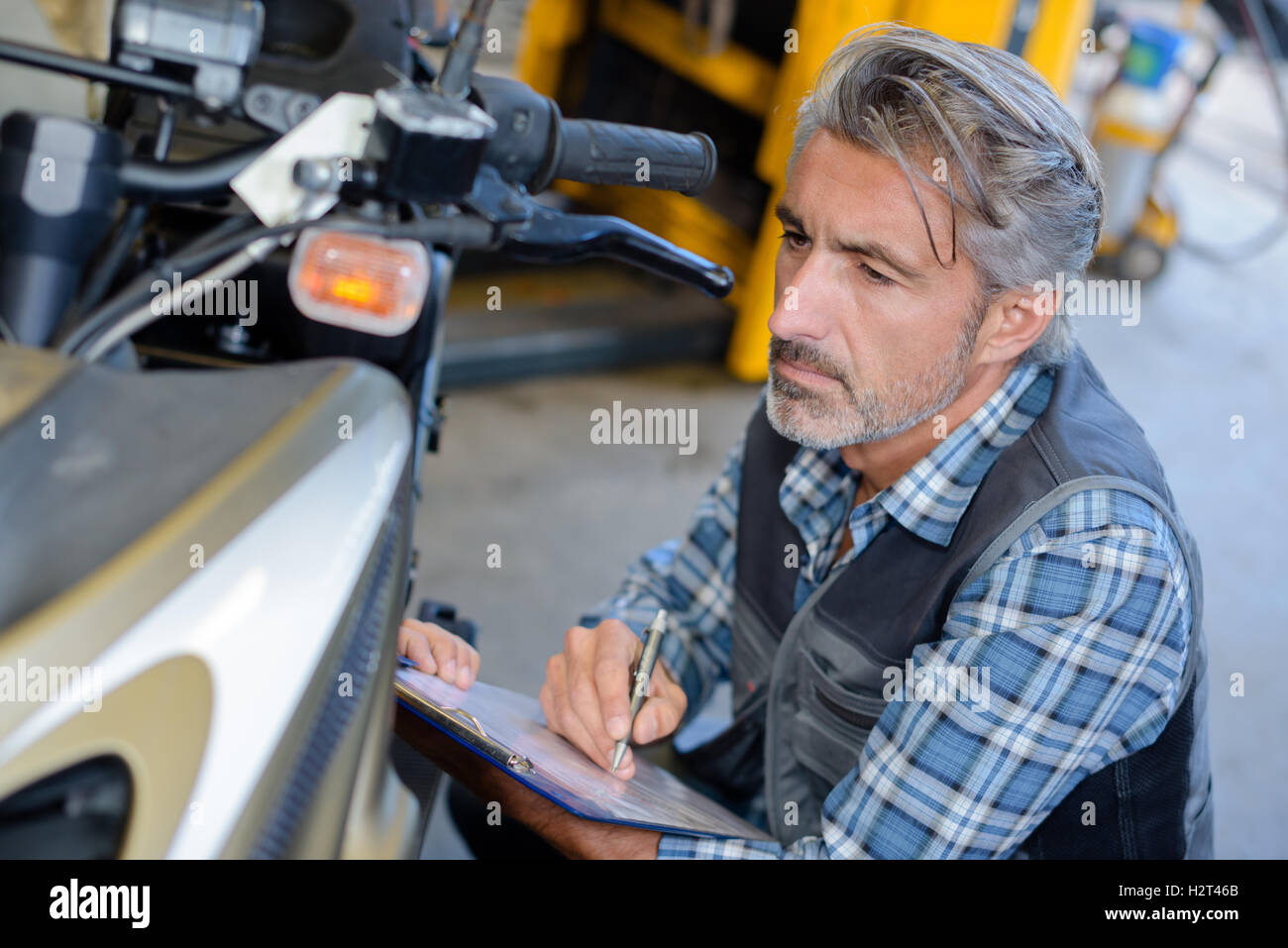 Motorcycle testing hi-res stock photography and images - Alamy