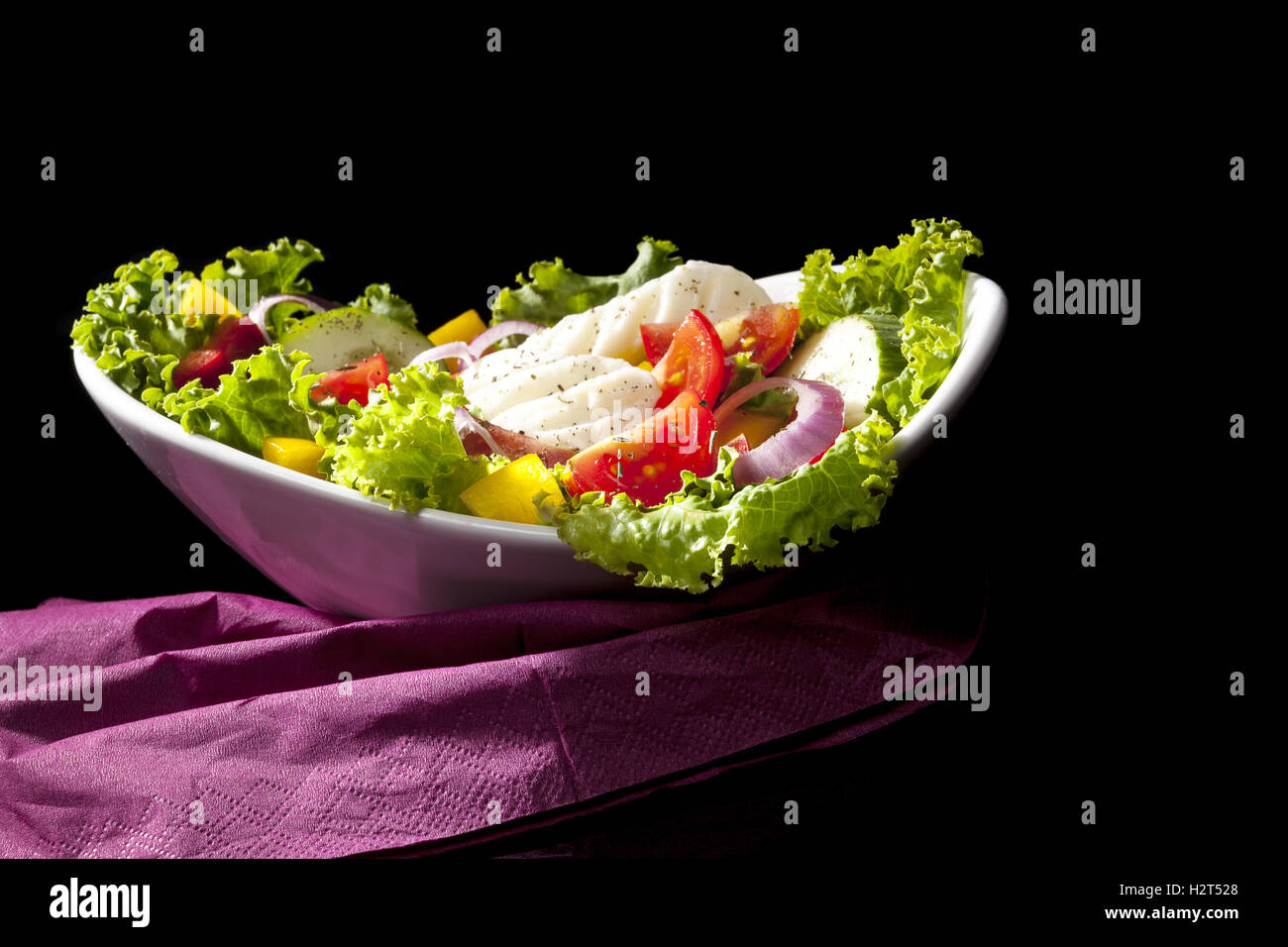 Luxurious colorful salad Stock Photo - Alamy