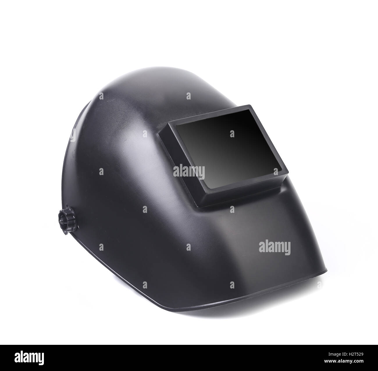 Side view of welding mask Stock Photo - Alamy