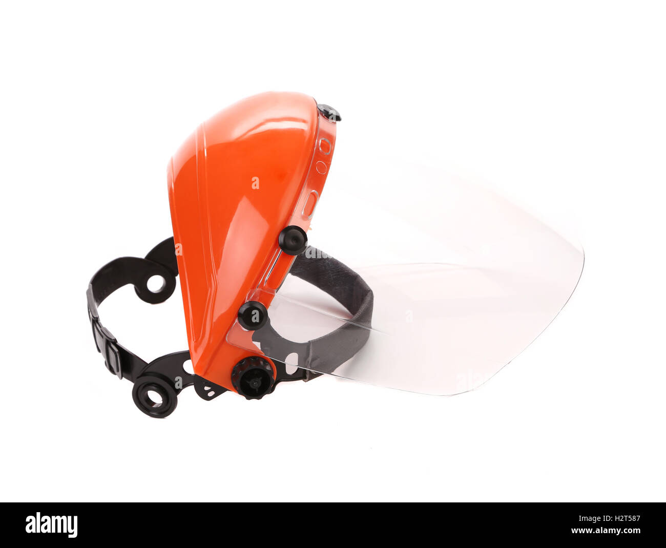 Plastic protective face shield Stock Photo - Alamy