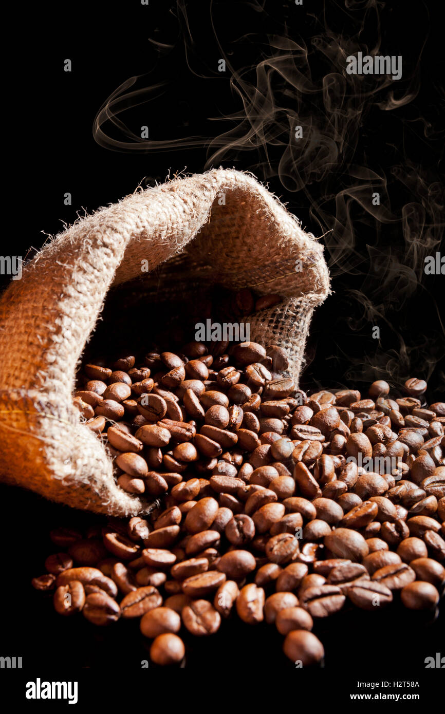 Smell of roasted coffee Stock Photo - Alamy