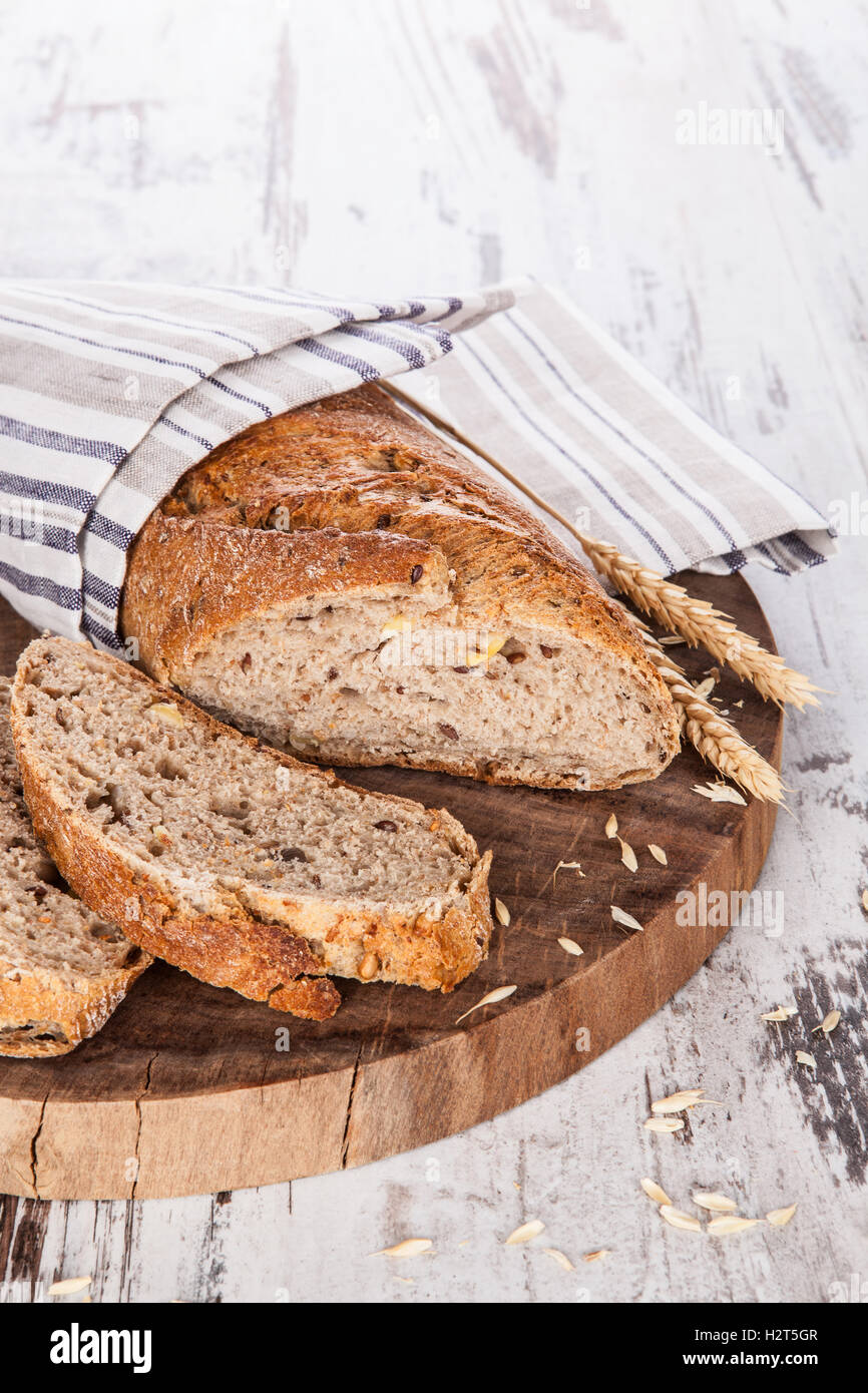 Delicious bread background Stock Photo - Alamy