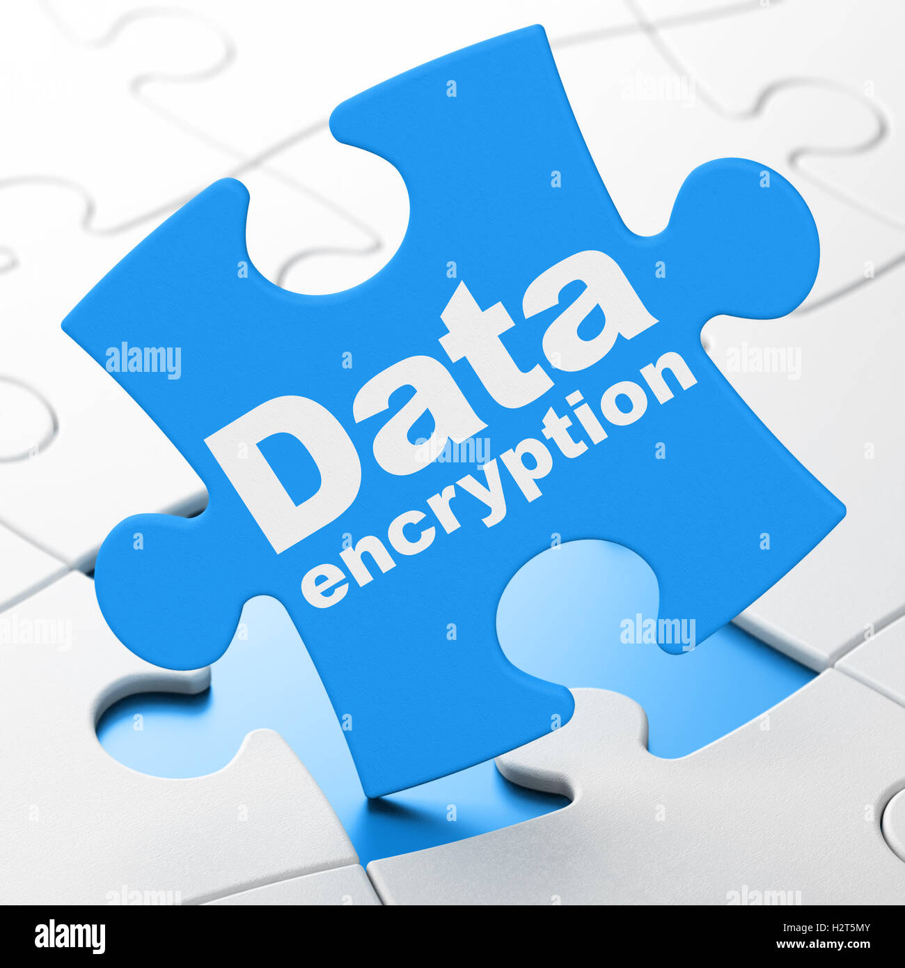 Privacy concept: Data Encryption on puzzle background Stock Photo - Alamy