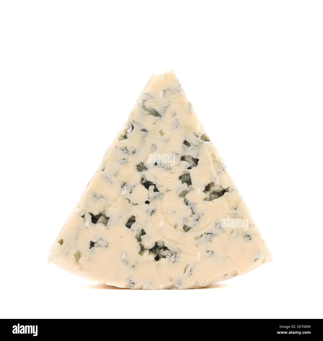 Slice of dor blue cheese Stock Photo - Alamy