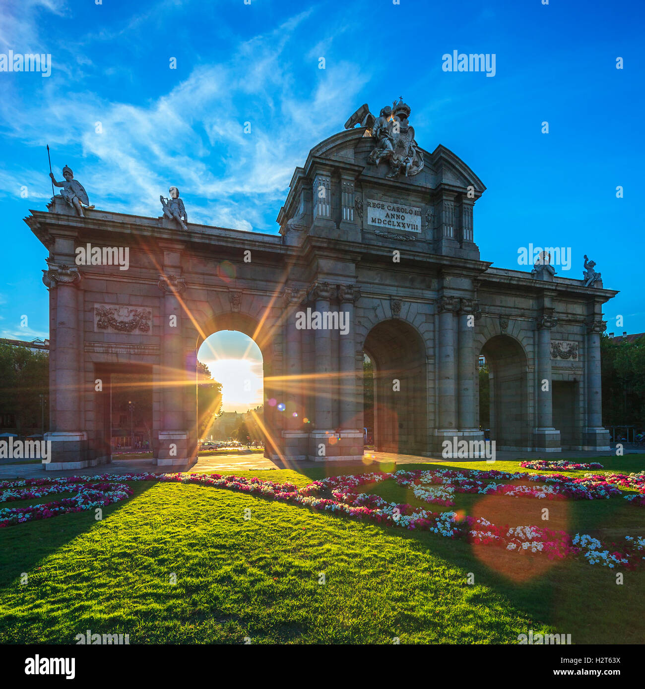 Alcala door sunset hi-res stock photography and images - Alamy