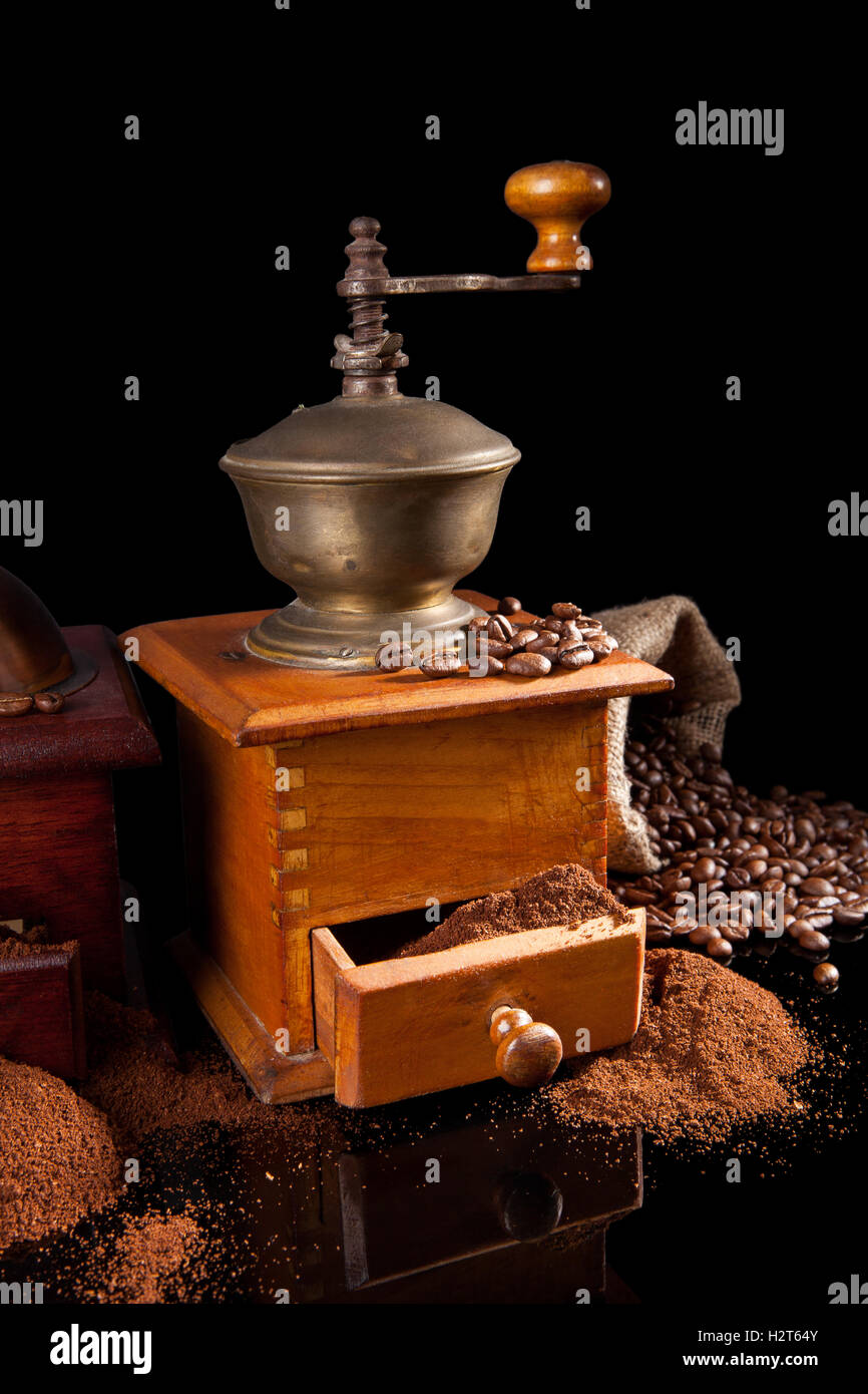 Coffee stilll life Stock Photo - Alamy