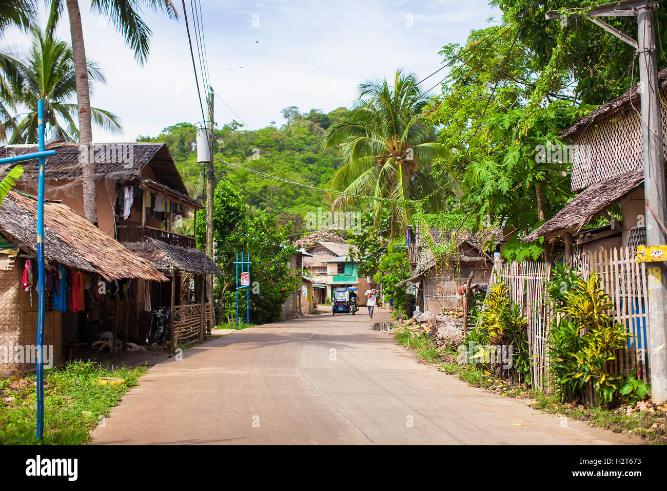 Traditional filipino village road hi-res stock photography and images ...