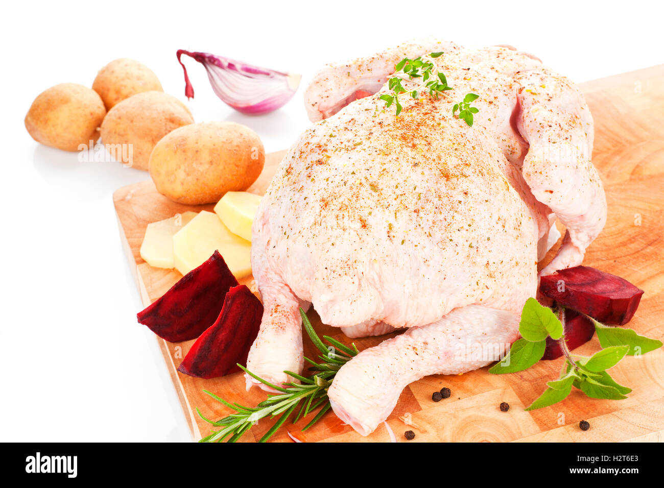 Poultry background. Delicious raw chicken Stock Photo - Alamy