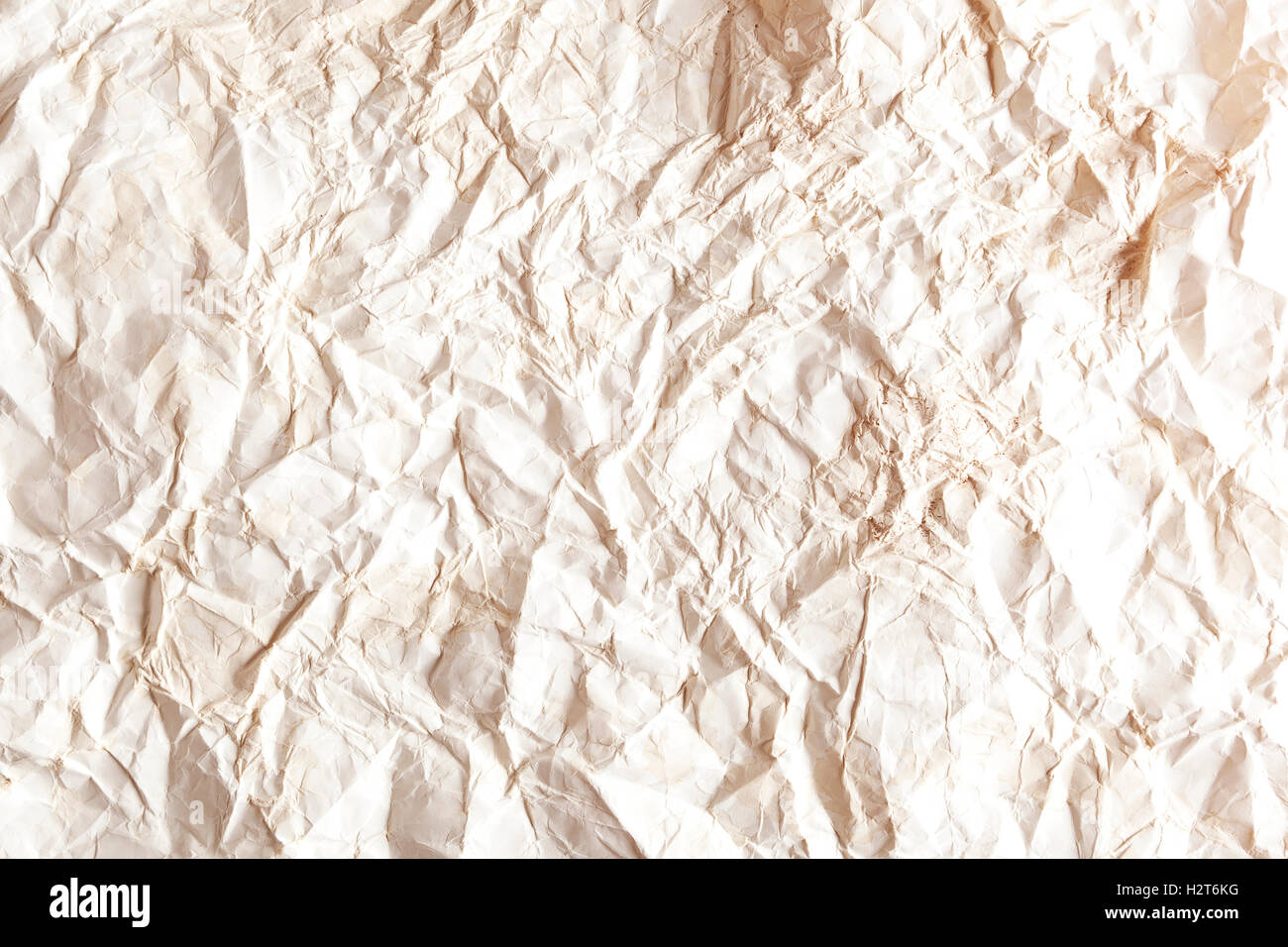 Wrinkled paper background Stock Photo - Alamy
