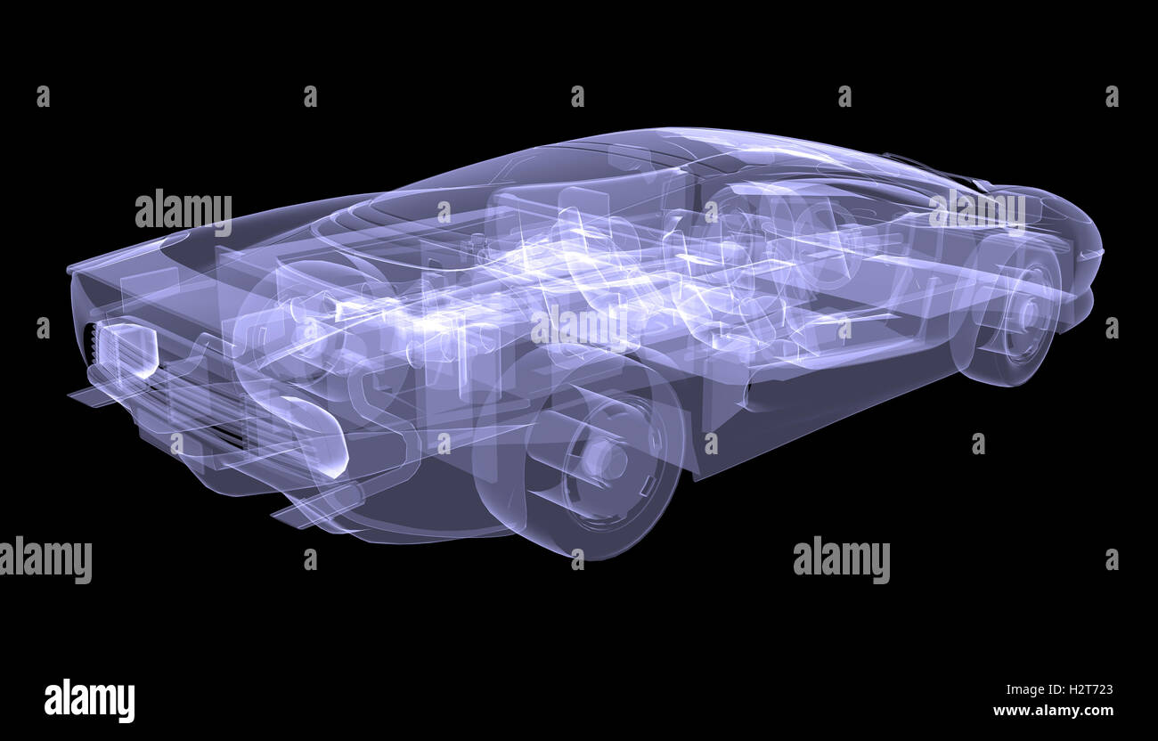 X-ray concept car Stock Photo - Alamy