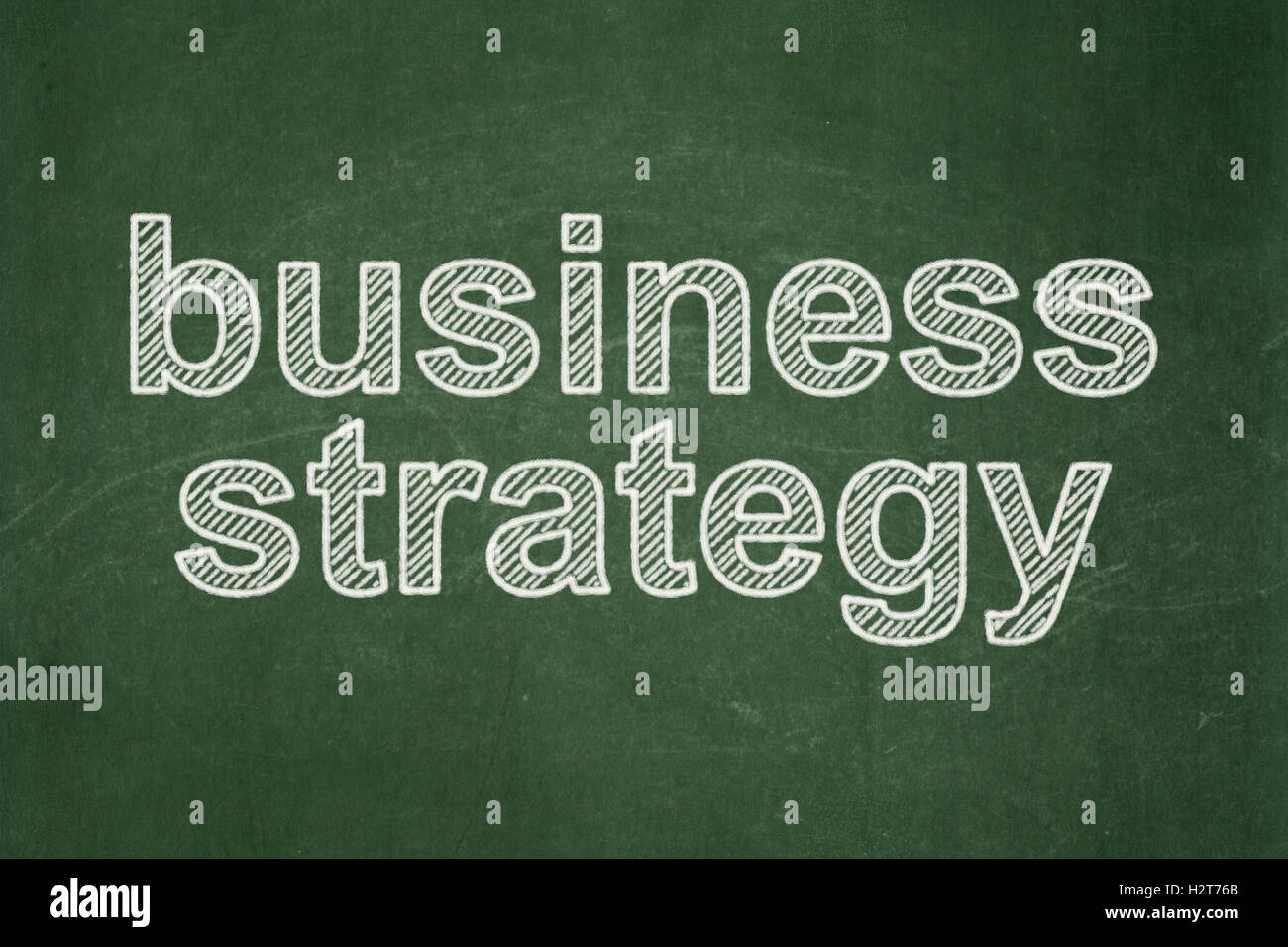 Business concept: Business Strategy on chalkboard background Stock ...