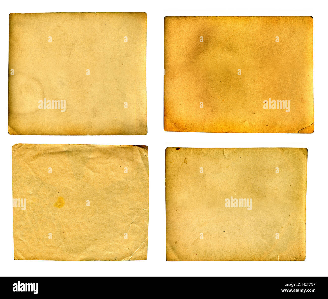 Vintage Papers Set Stock Photo - Alamy