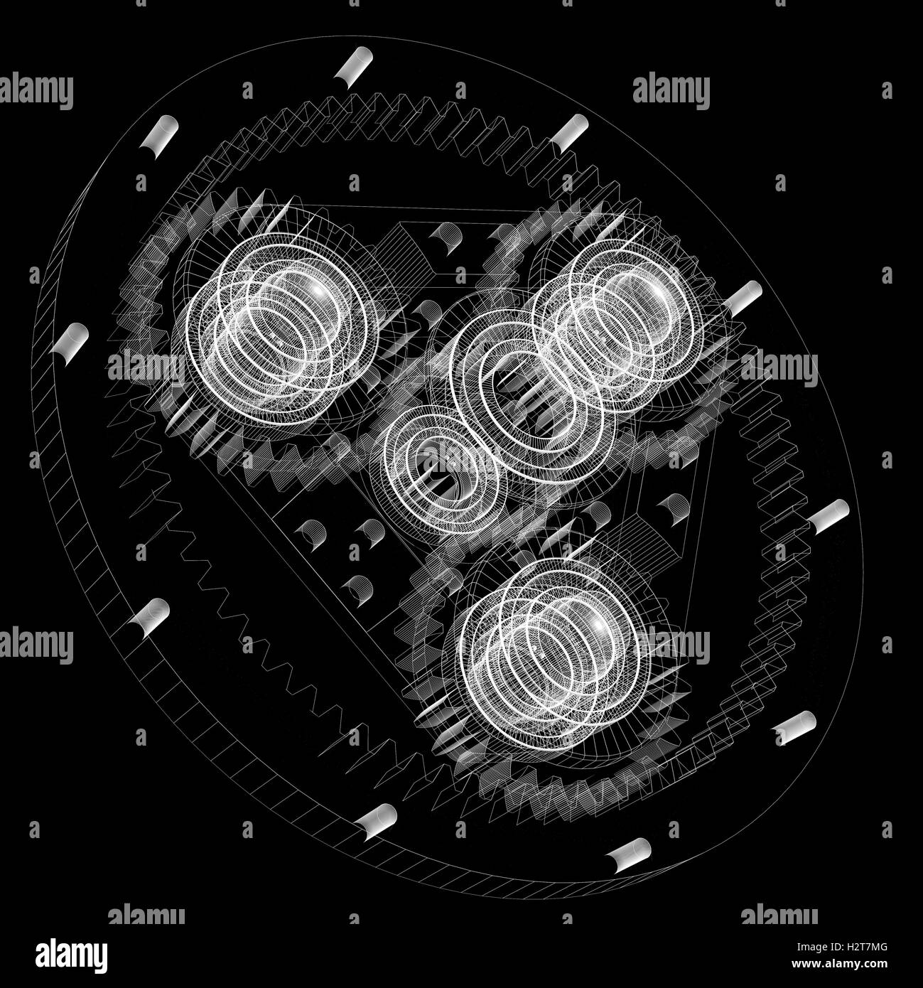 Gears and bearings Stock Photo - Alamy