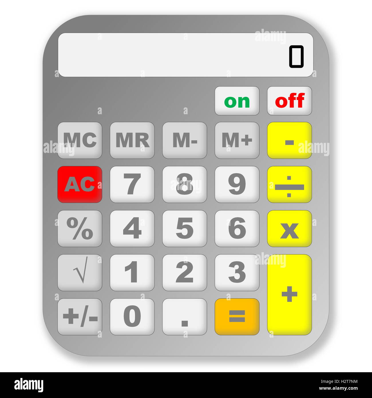 Calculator icon simple element Cut Out Stock Images & Pictures - Alamy