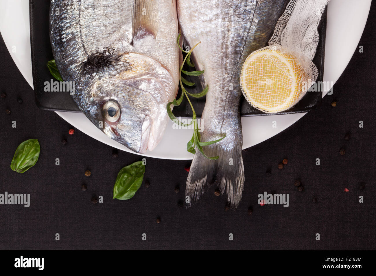 Luxurious fish, seafood concept Stock Photo - Alamy