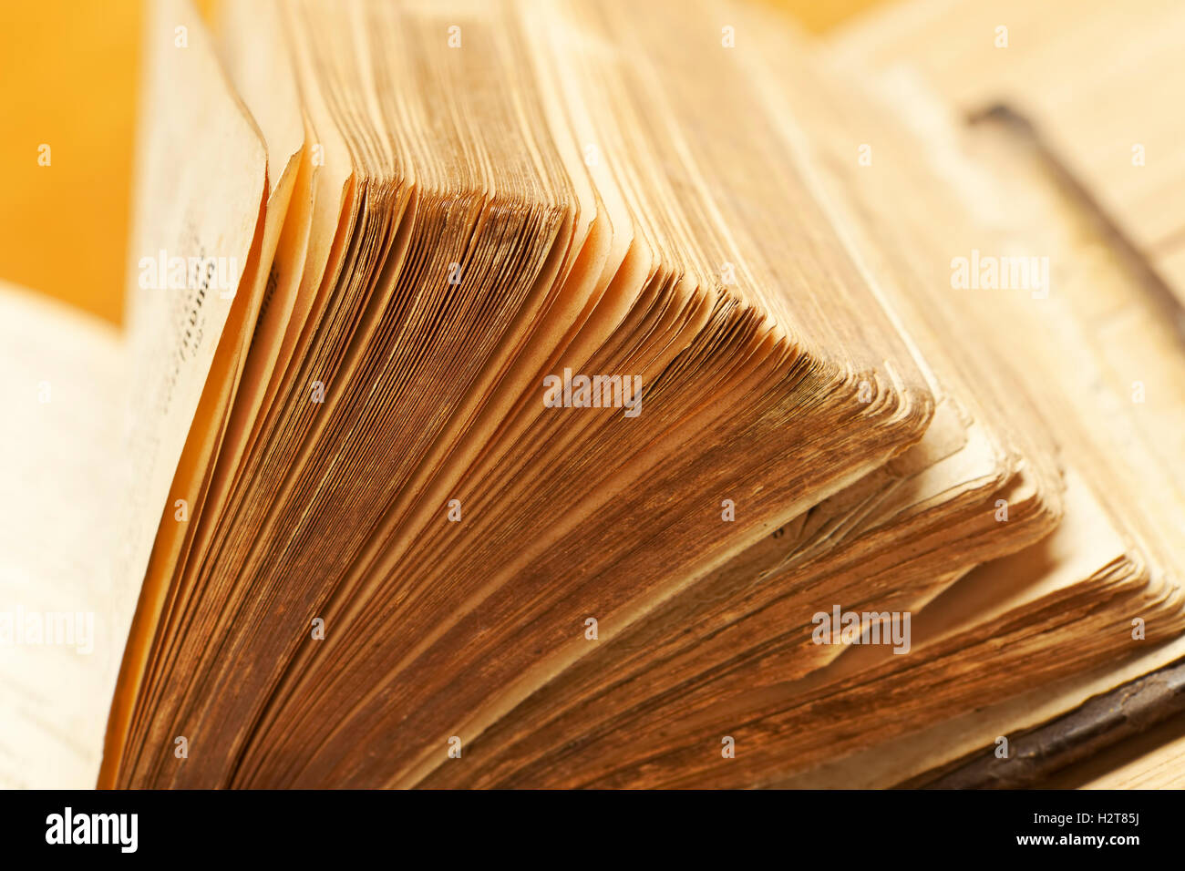Open antique book Stock Photo - Alamy