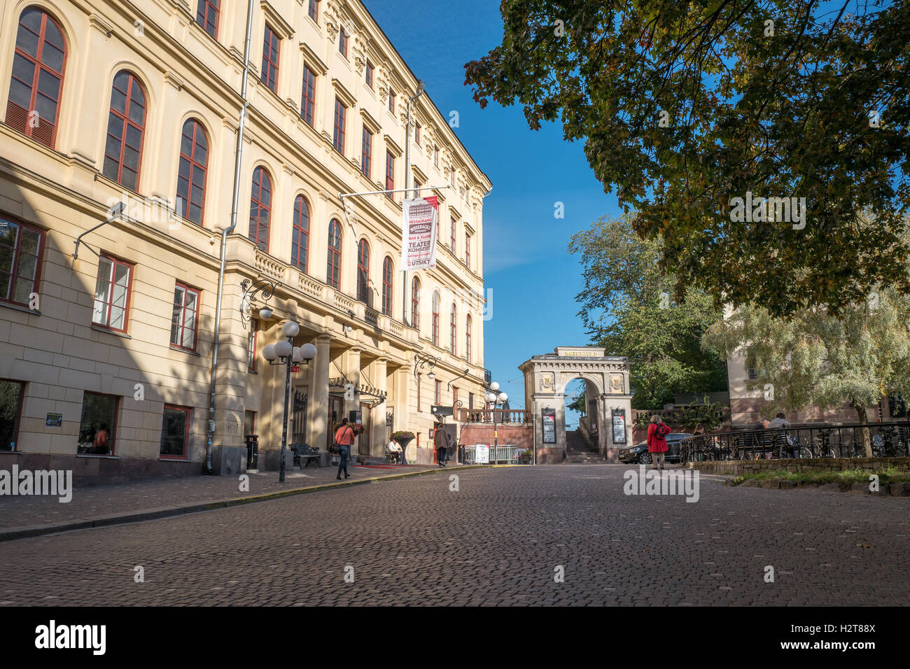 Mosebacke square, Stockholm Stock Photo - Alamy