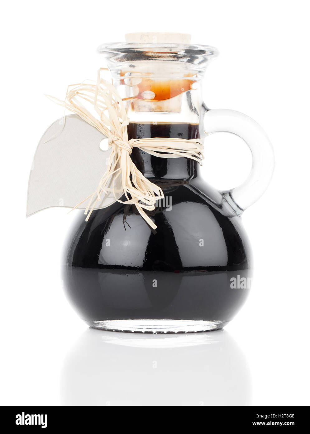 maple syrup in glass bottle or herbal syrup, ardent drink, mixtu Stock ...