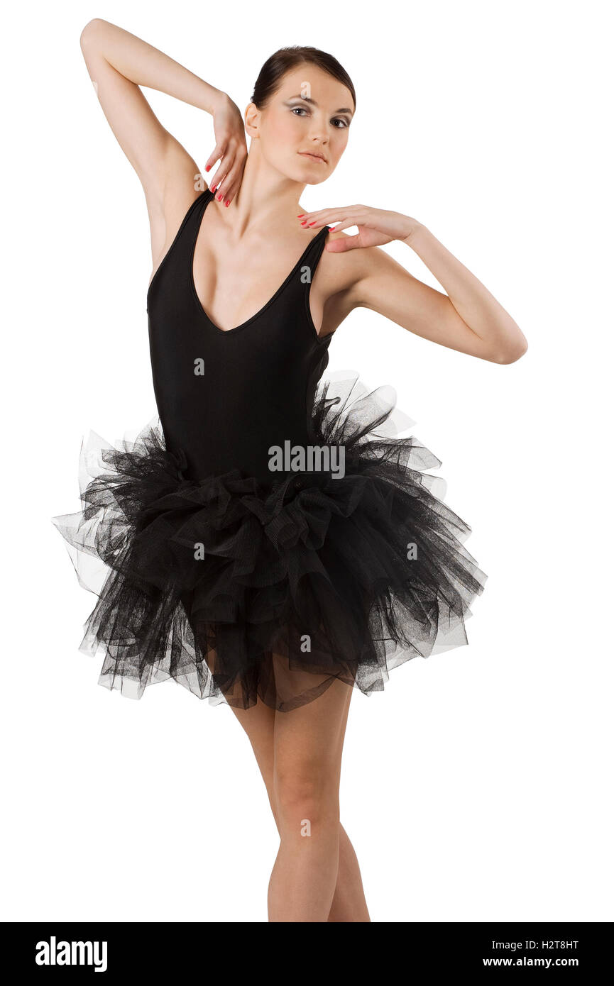 Ballerina in black hi-res stock photography and images - Alamy