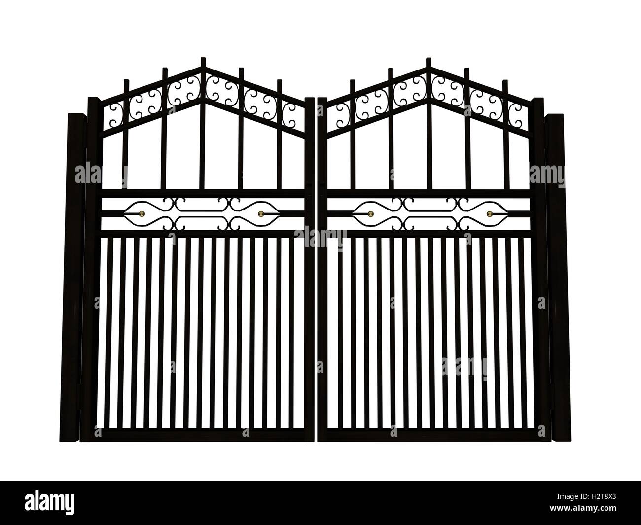 Gate spike hi-res stock photography and images - Alamy