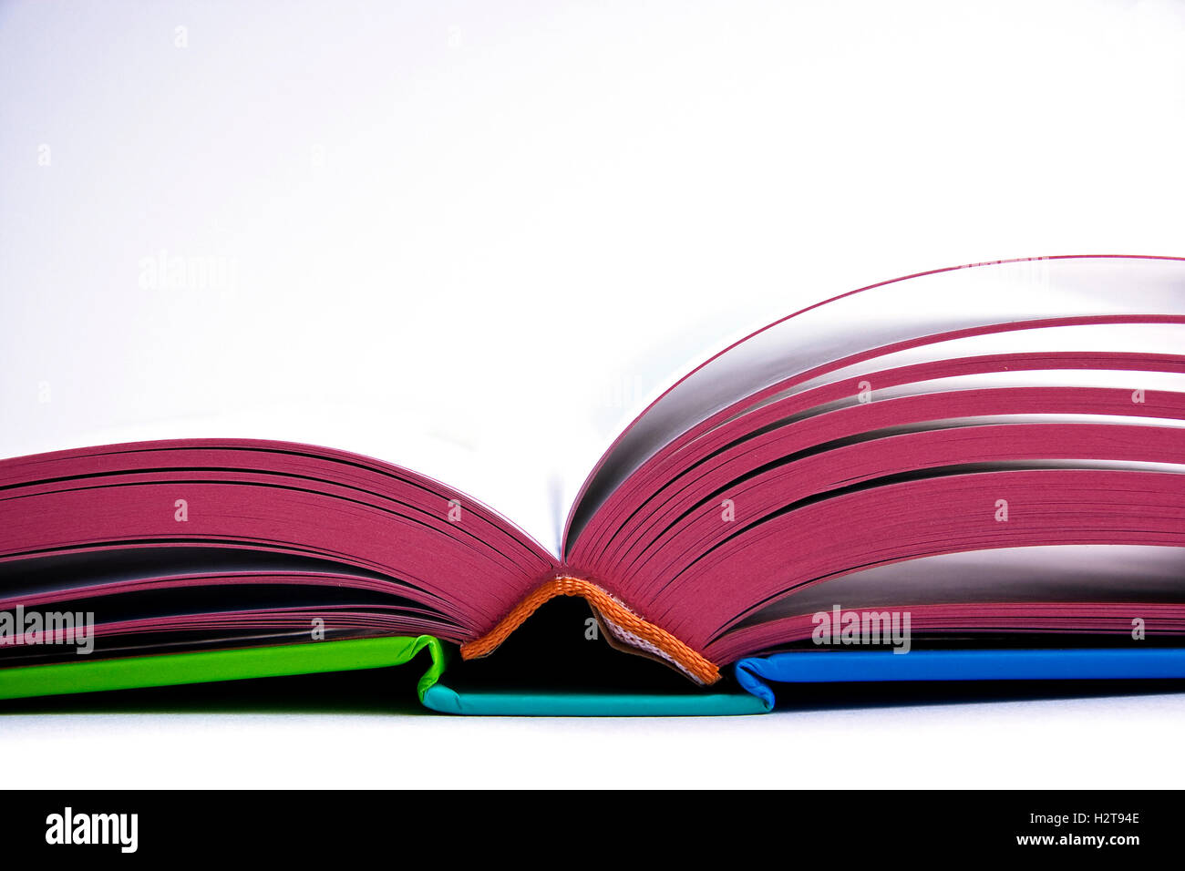 Open design book Stock Photo - Alamy