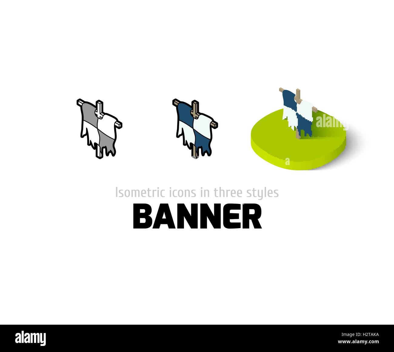 Antique banner flag hi-res stock photography and images - Alamy